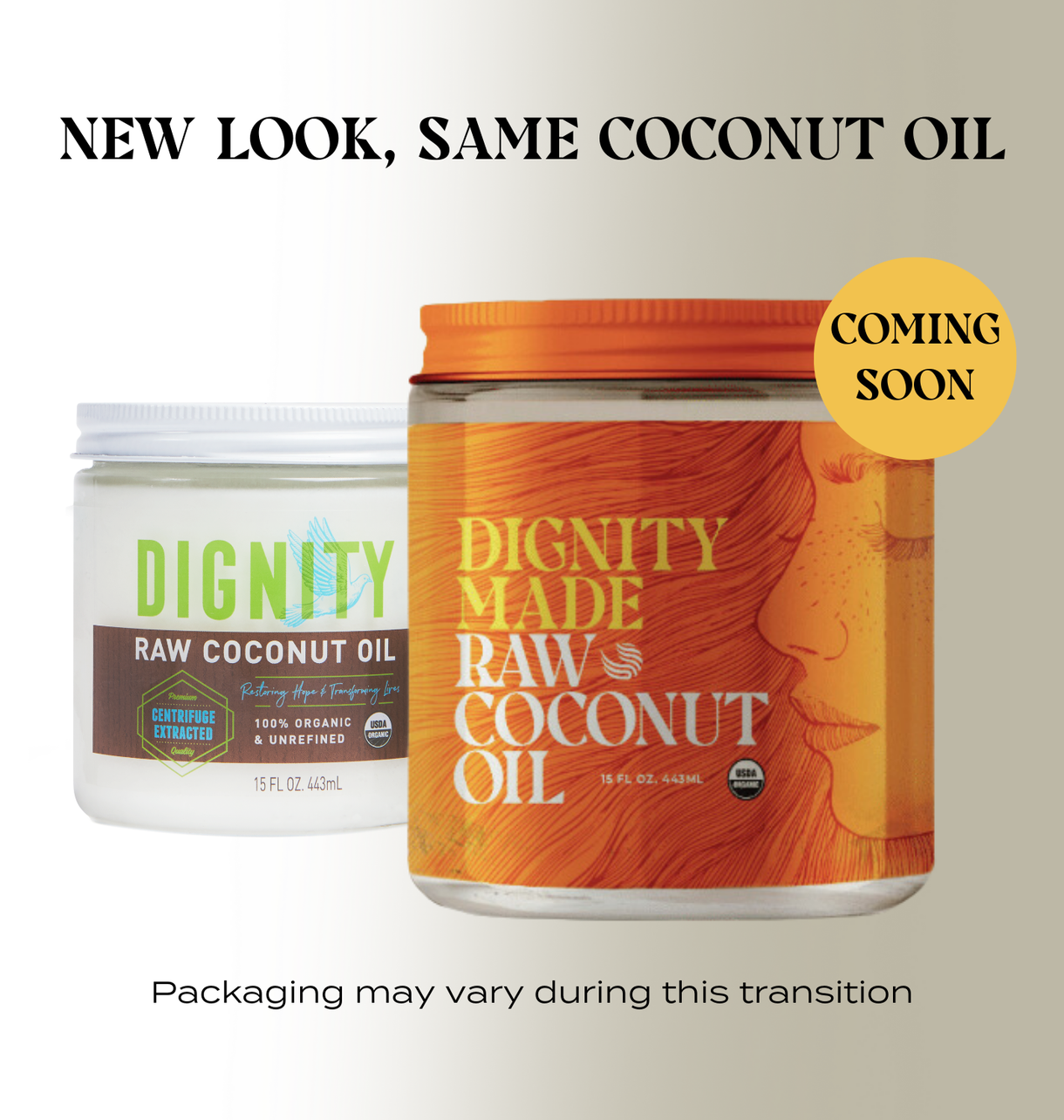 100% Raw Organic, Unrefined, Non-GMO, Non-hexane Coconut Oil – Dignity Made